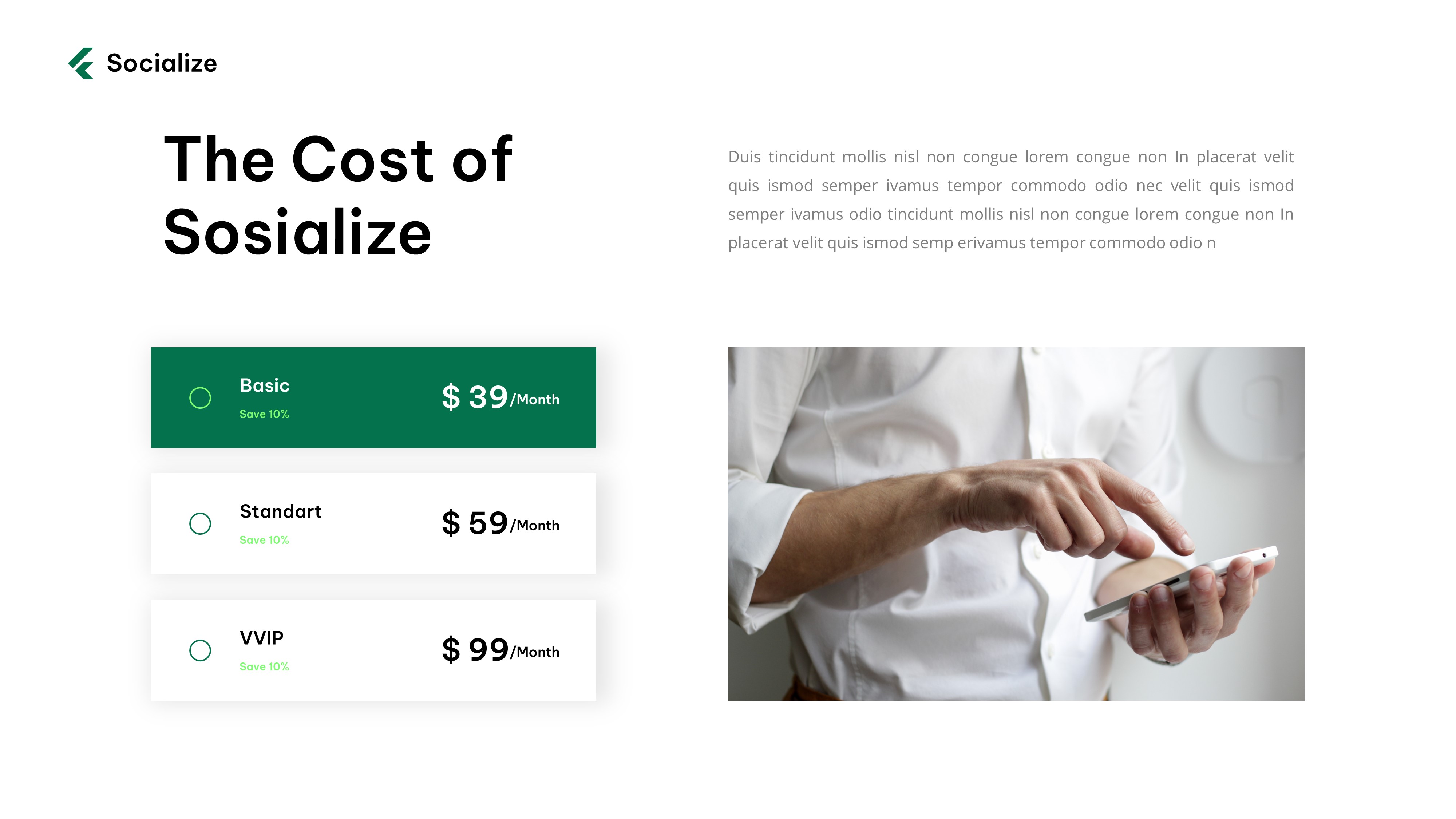 Socialize - Social Media Google Slide Presentation Template ...