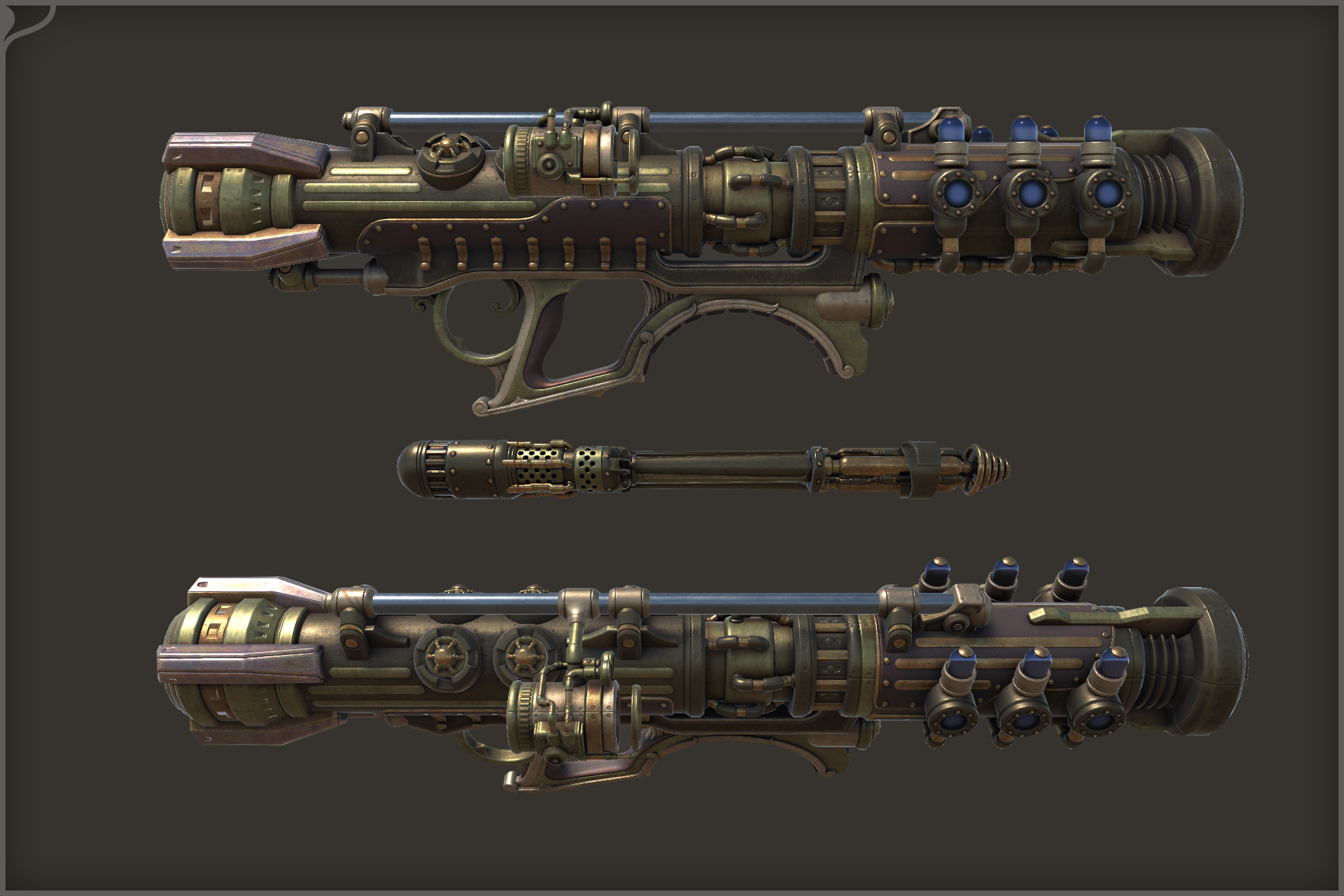 Steampunk Missile Launcher by Storm_Bringer | 3DOcean