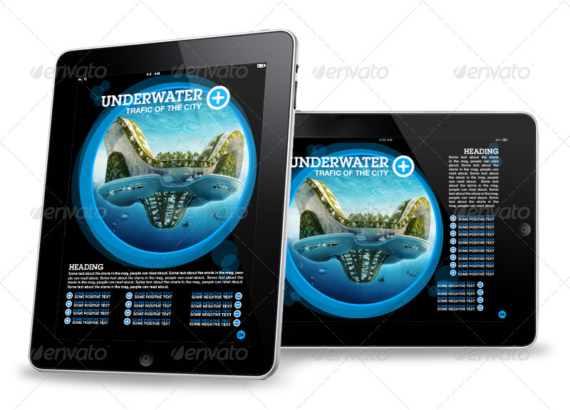 Tabmag Tablet Magazine Template, Print Templates | GraphicRiver