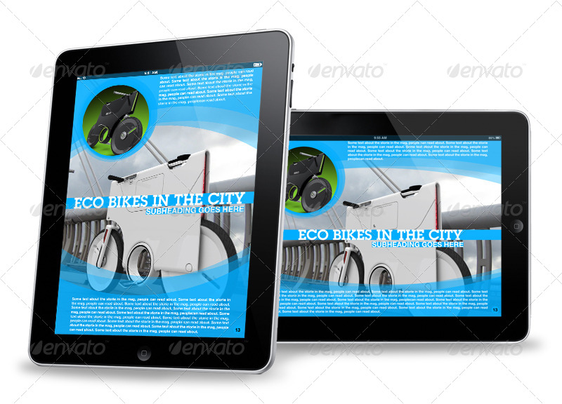 Tabmag Tablet Magazine Template, Print Templates | GraphicRiver