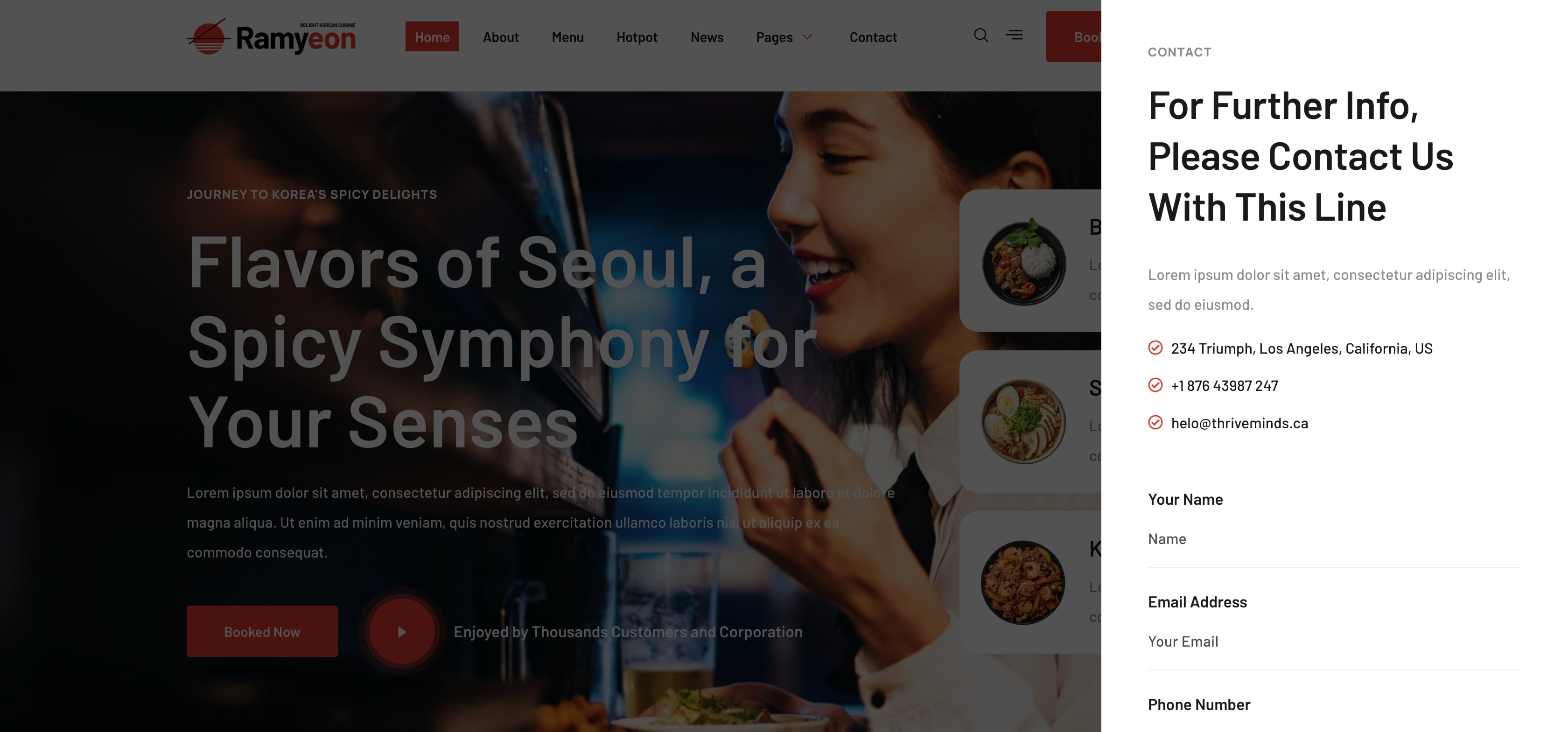Ramyeon - Korean Restaurant Elementor Template Kit by Design_8 ...