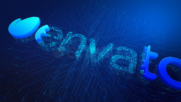Blue tech style logo reveal, After Effects Project Files | VideoHive