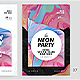 Liquid Club Flyer, Print Templates | GraphicRiver