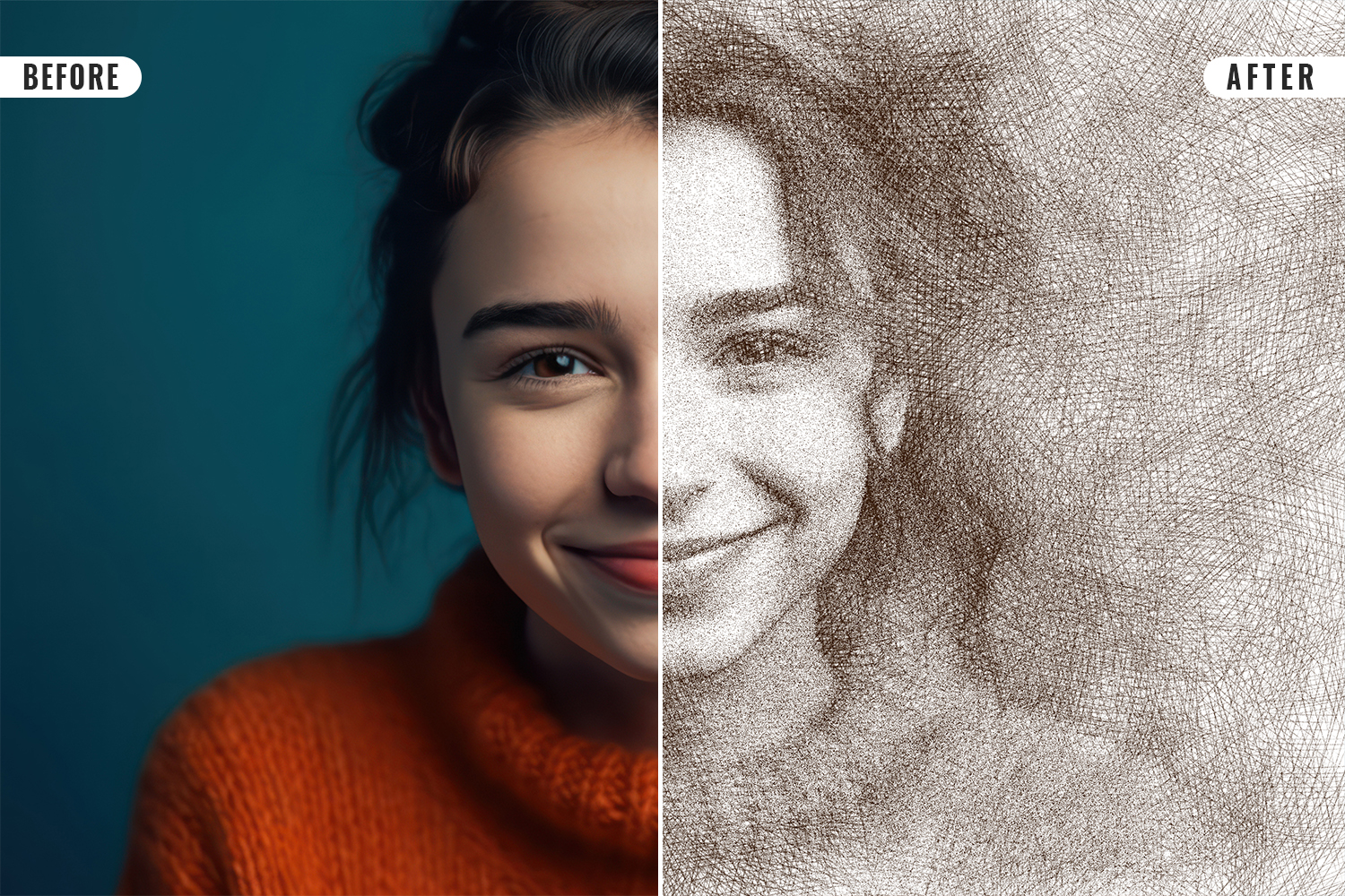 Sketching Photo Effect, Add-ons | GraphicRiver