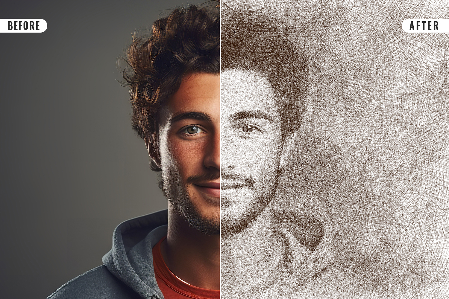 Sketching Photo Effect, Add-ons | GraphicRiver