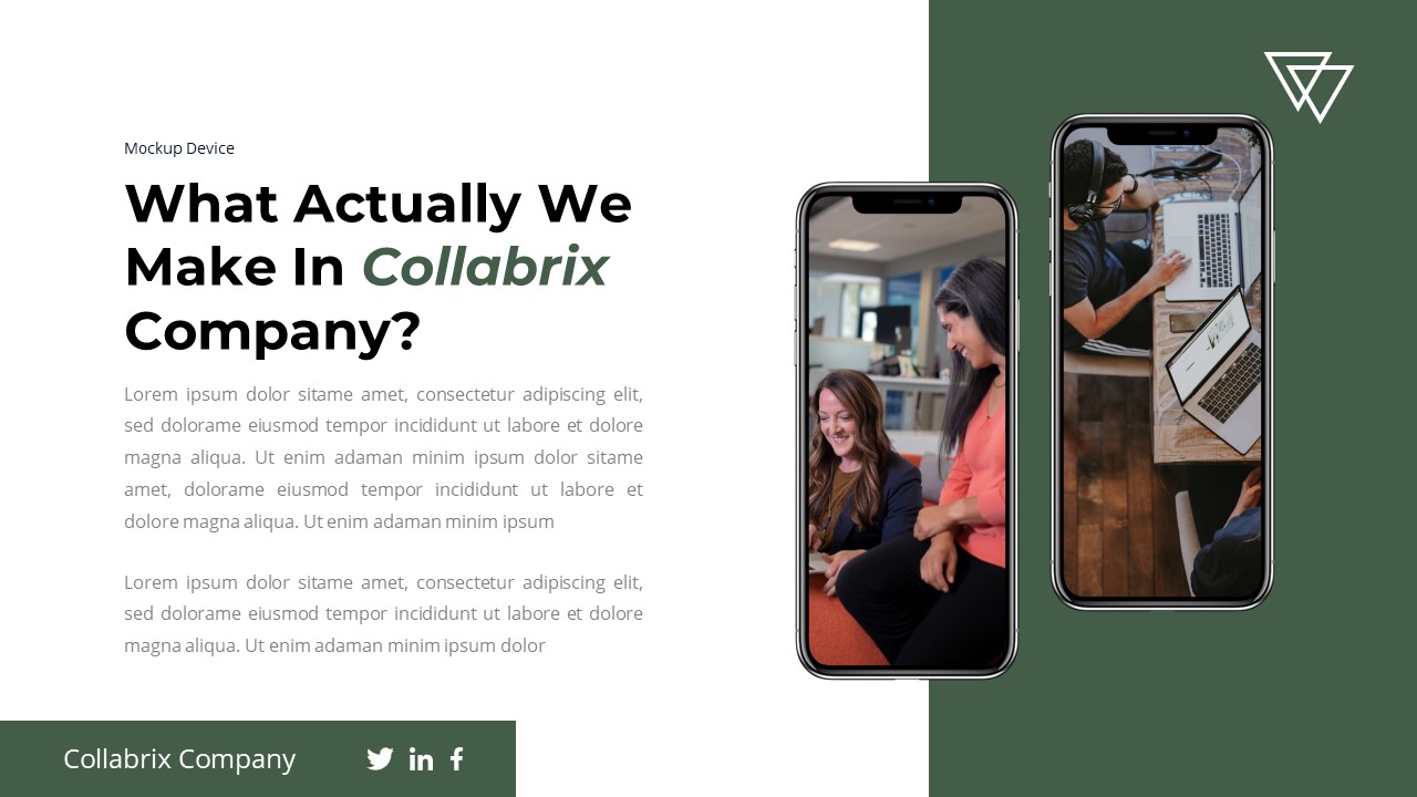 Collabrix – Marketing Agency Keynote Template, Presentation Templates