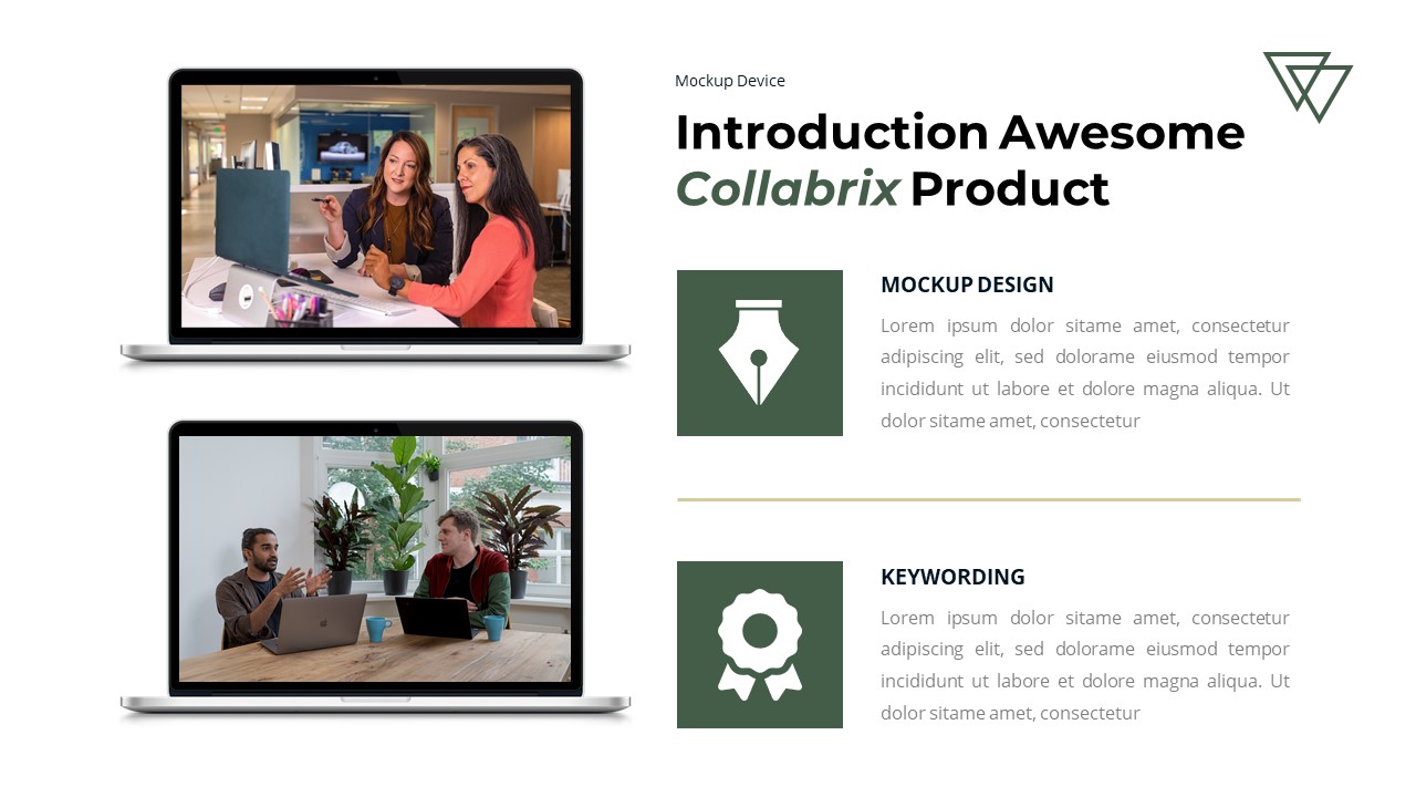 Collabrix – Marketing Agency Keynote Template, Presentation Templates