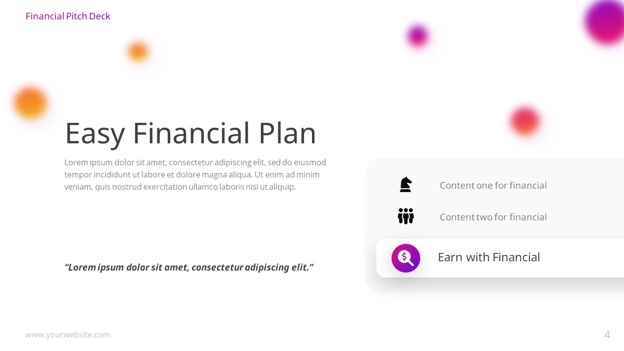 Financial Pitch Deck PowerPoint Presentation, Presentation Templates