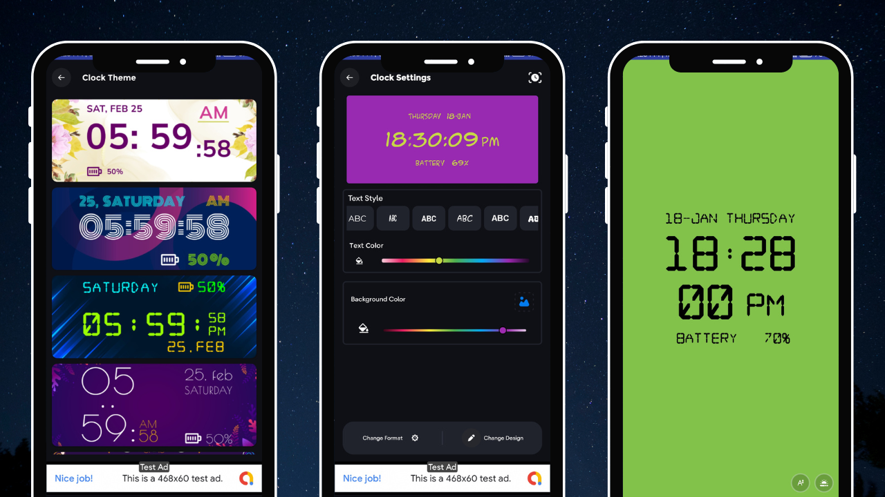 Digital Study Table Clock Android by MJAppsStudio | CodeCanyon