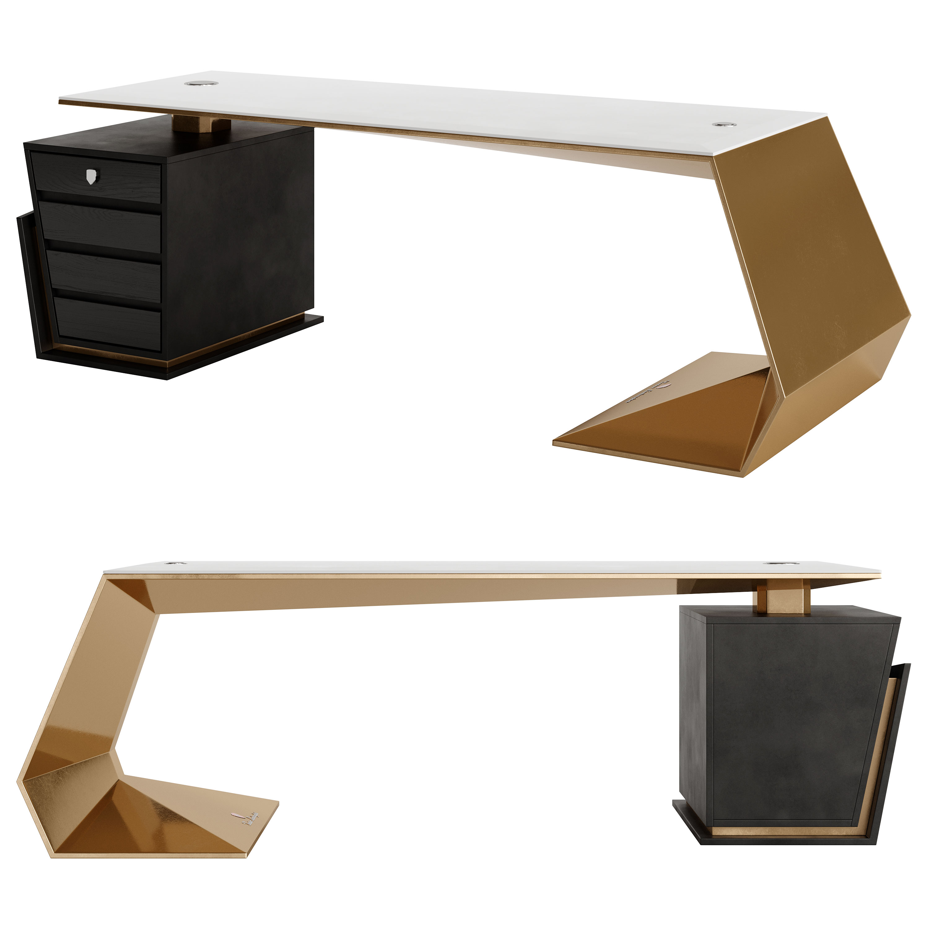 GT-GOLD Executive Desk by Tonino Lamborghini by Devran3D | 3DOcean