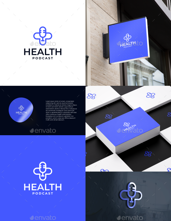 Health podcast logo, Logo Templates | GraphicRiver