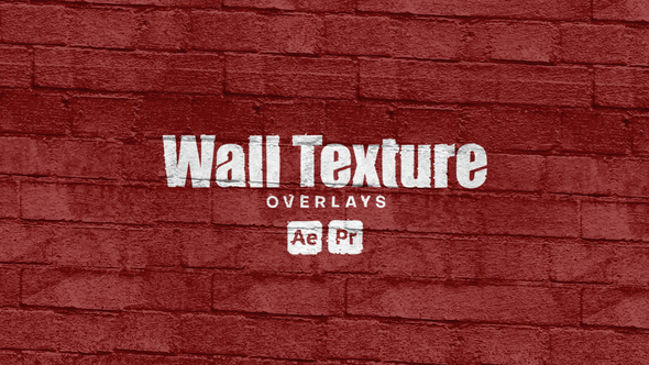 Wall Texture Overlays, After Effects Project Files | VideoHive