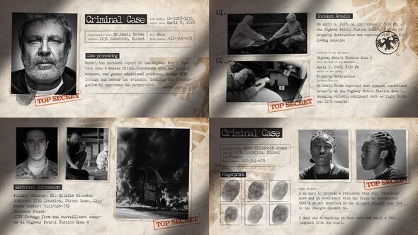 Criminal Case File Video Template, After Effects Project Files | VideoHive