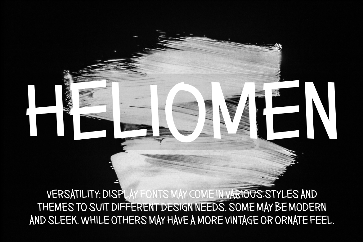Heliomen, Fonts | GraphicRiver