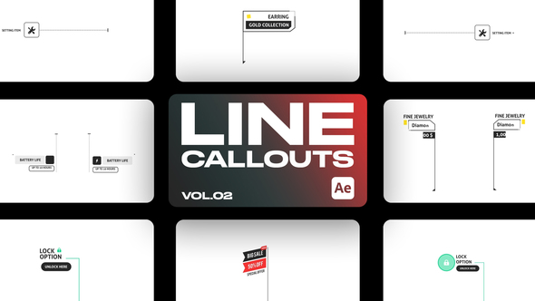 Line Callout V.2, After Effects Project Files | VideoHive
