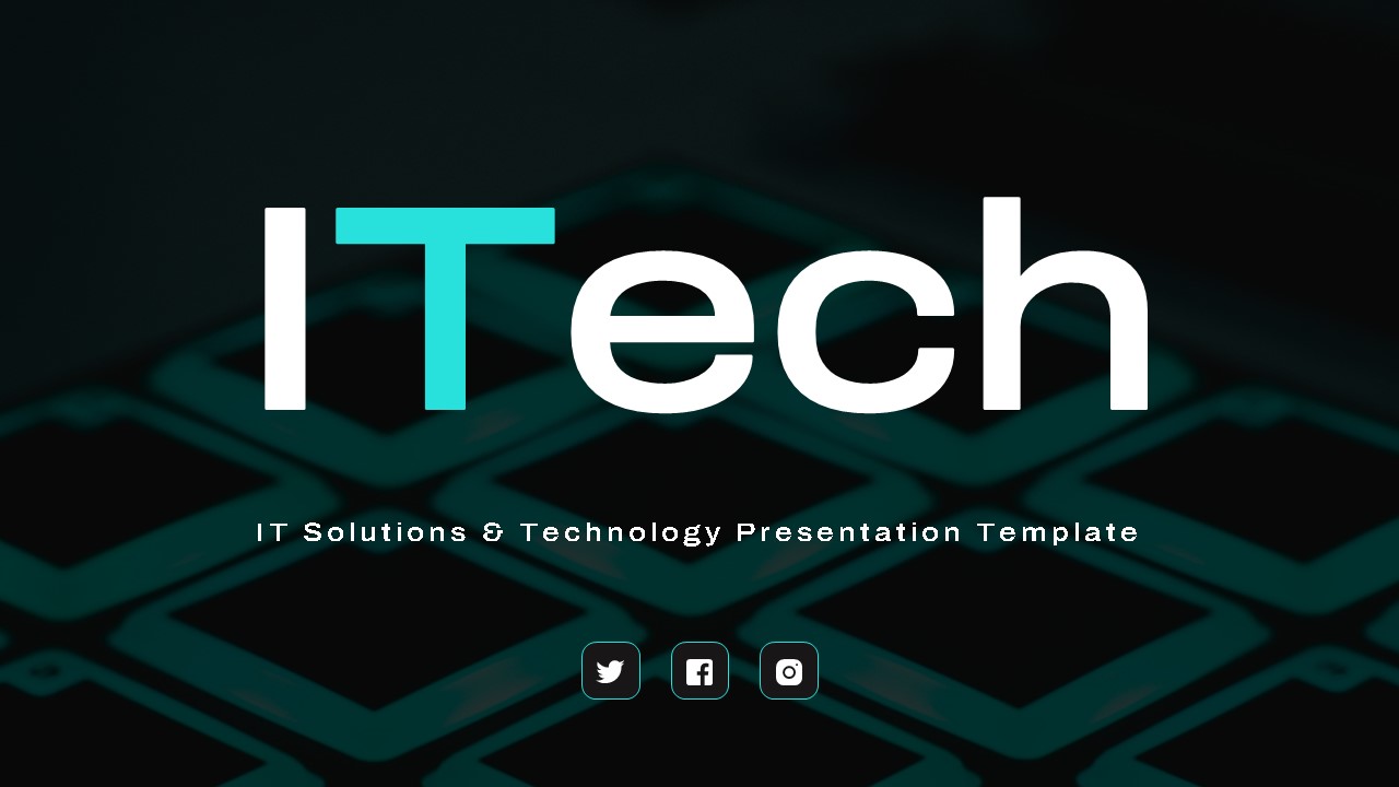 ITech - IT Solution & Technology PowerPoint Template, Presentation ...