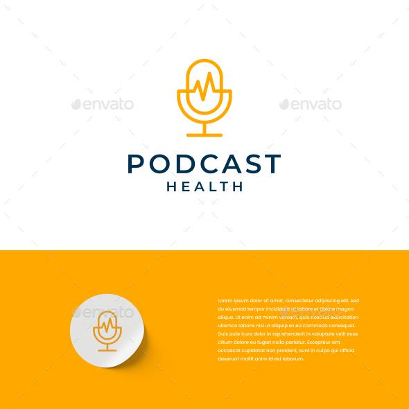 Health Podcast Logo, Logo Templates | GraphicRiver