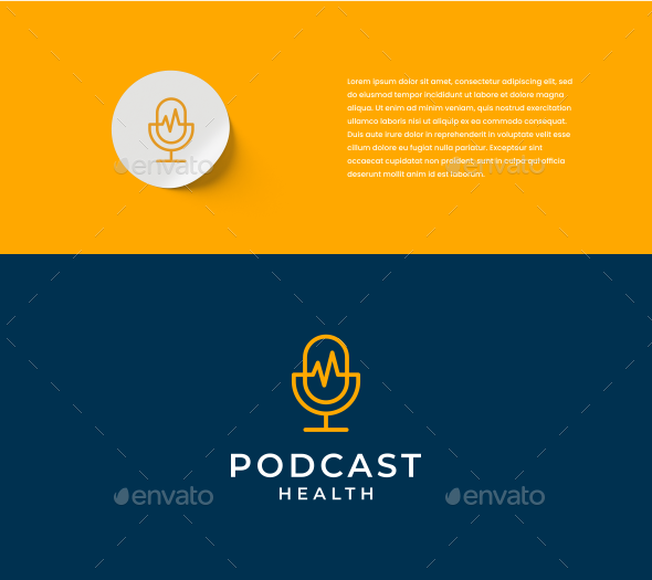 Health Podcast Logo, Logo Templates | GraphicRiver