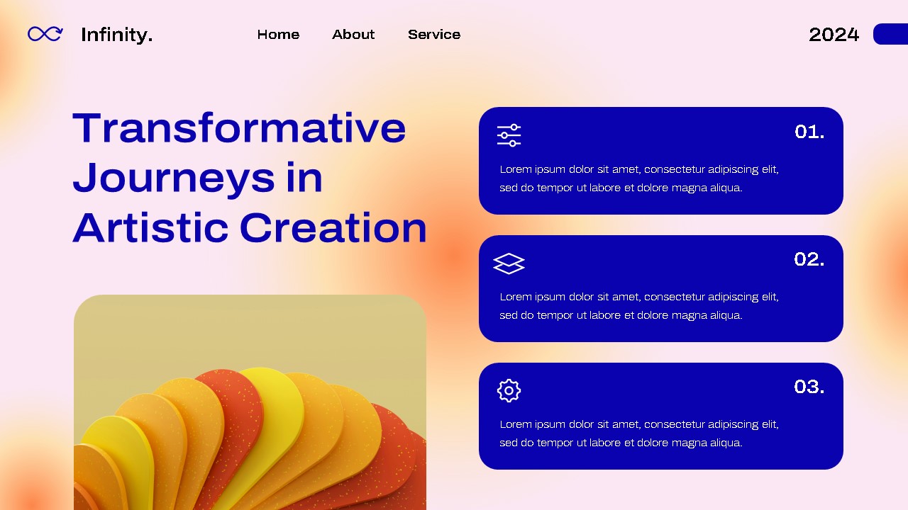 Infinity - Creative Art Studio Google Slides Template, Presentation ...