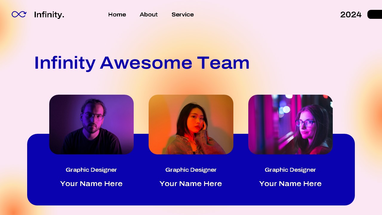 Infinity - Creative Art Studio Google Slides Template, Presentation ...