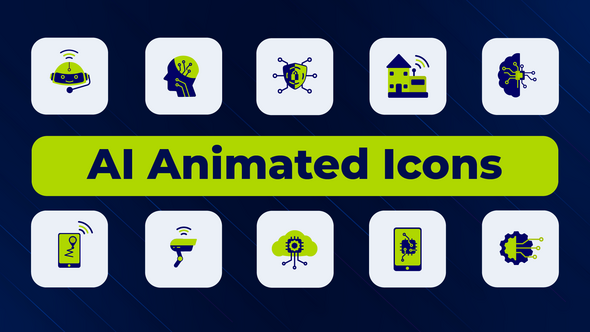 AI Animated Icons, After Effects Project Files | VideoHive