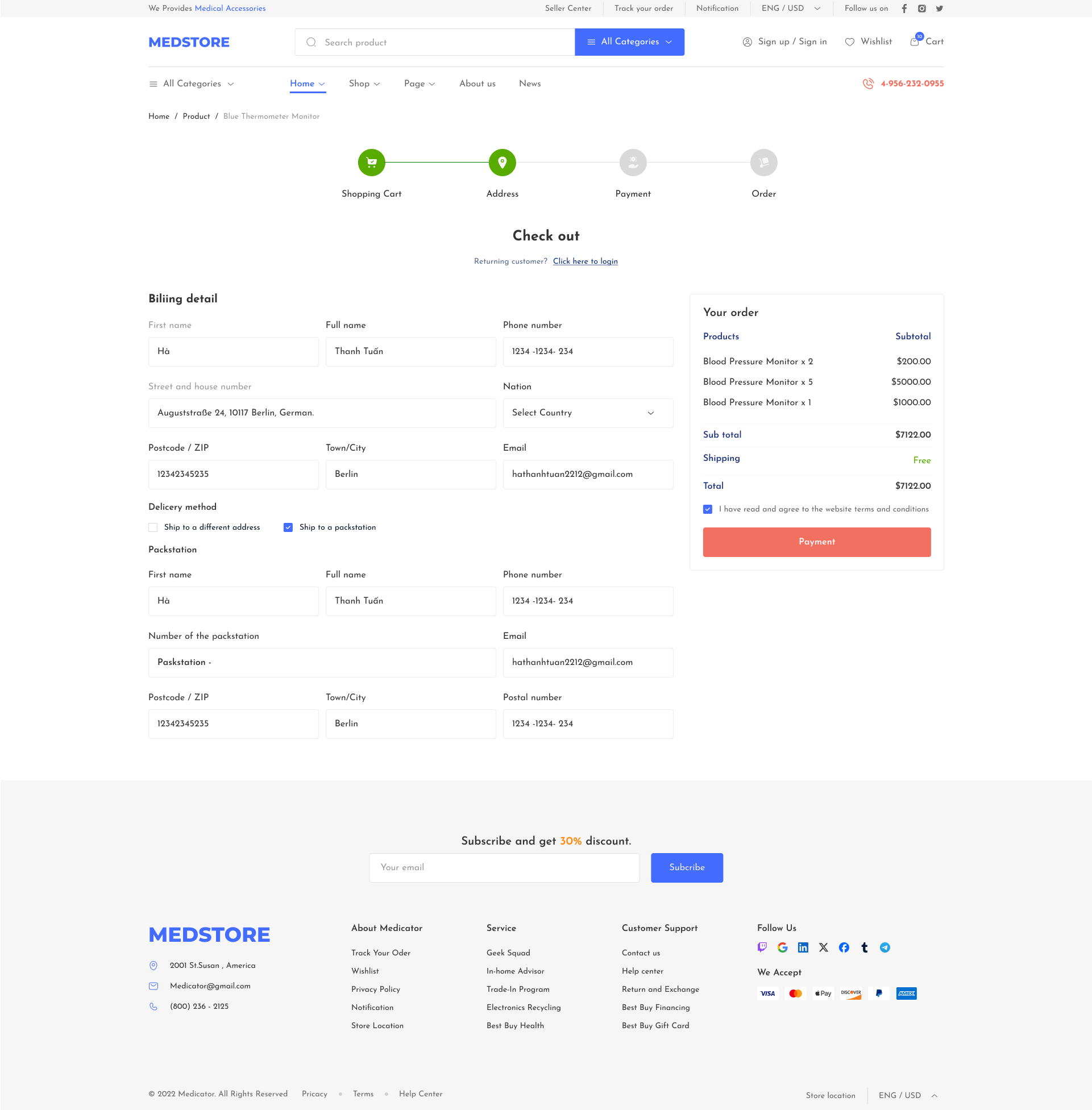 MEDSTORE - Medical & Multipurpose eCommerce Figma Template by nouthemes