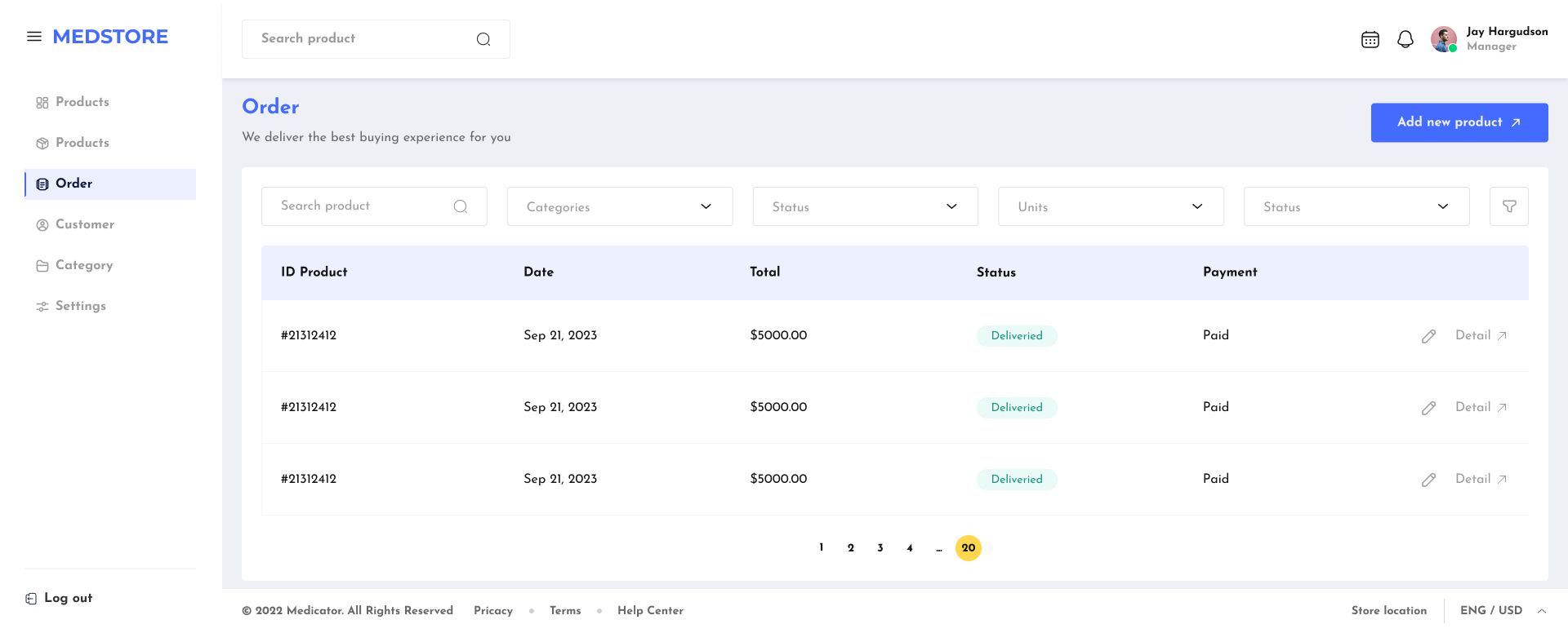 MEDSTORE - Medical & Multipurpose eCommerce Figma Template by nouthemes