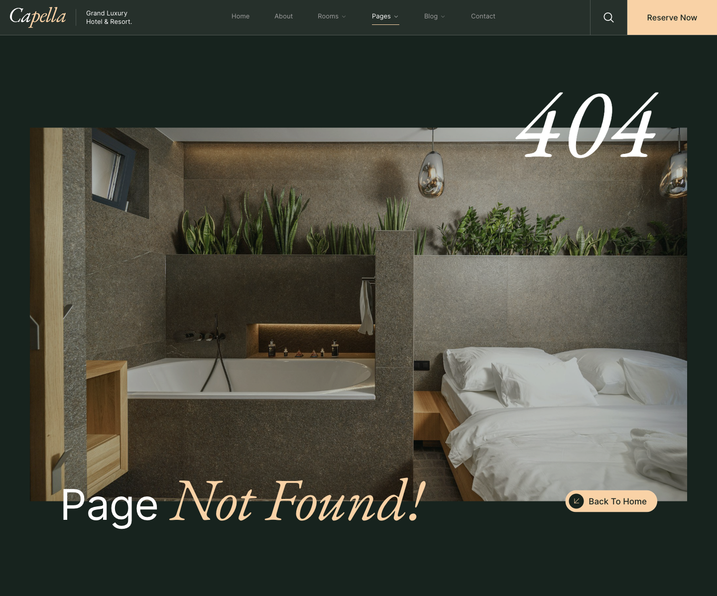 Capella – Luxury Hotel & Resort Elementor Template Kit by reavationstudio