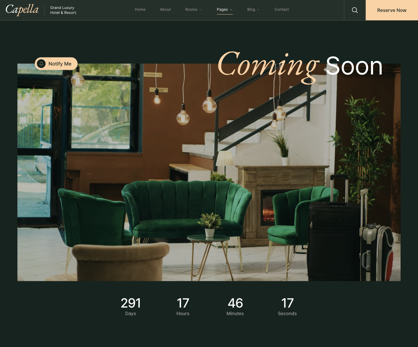 Capella – Luxury Hotel & Resort Elementor Template Kit by reavationstudio