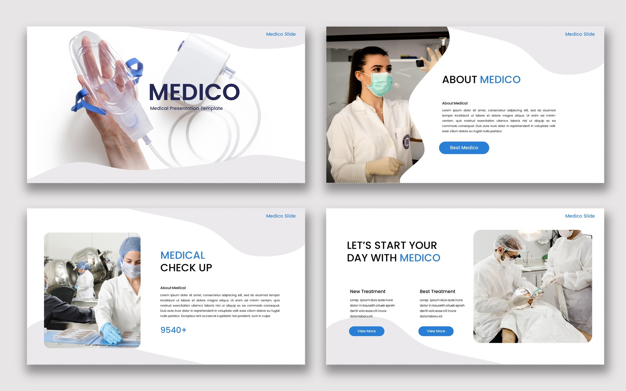 Medico - Business Google Slide Template, Presentation Templates ...