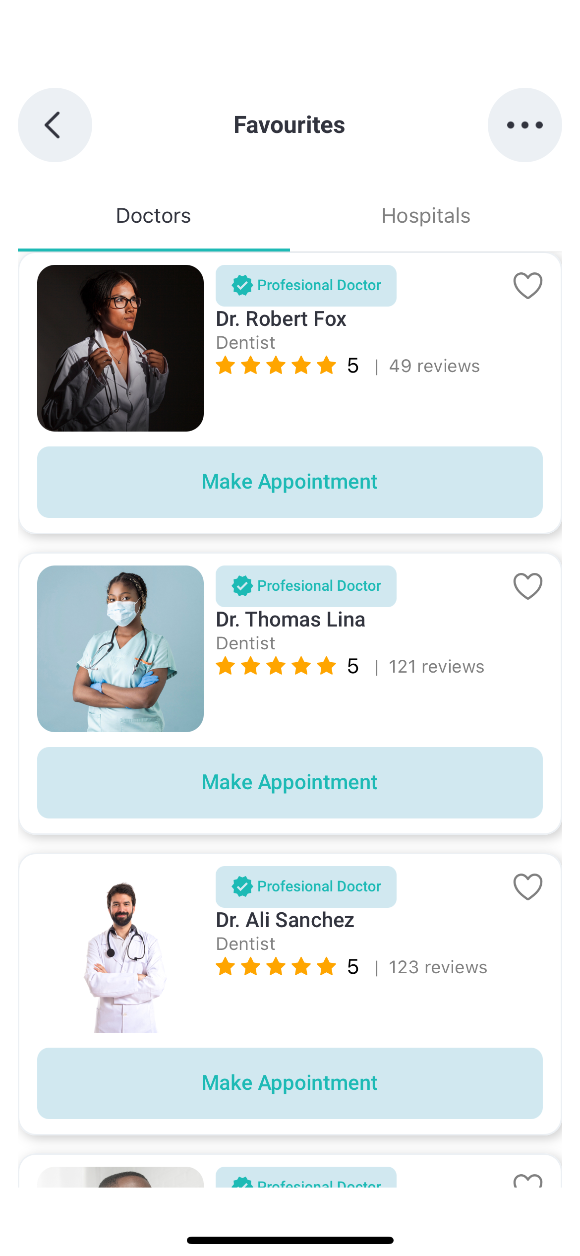 HelpDoc - Doctor Appointment Booking React Native Expo App Ui Kit by lalastudio12
