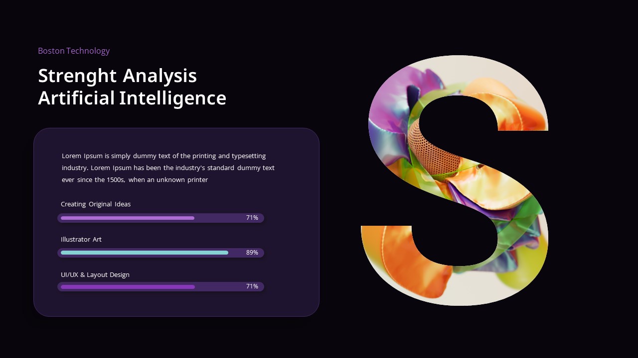 Boston - Artificial Intelligence AI PowerPoint, Presentation Templates