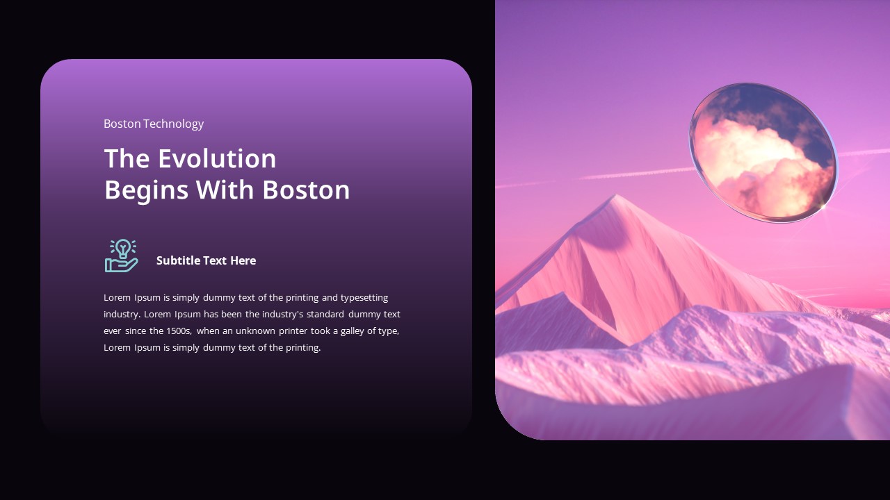 Boston - Artificial Intelligence AI PowerPoint, Presentation Templates