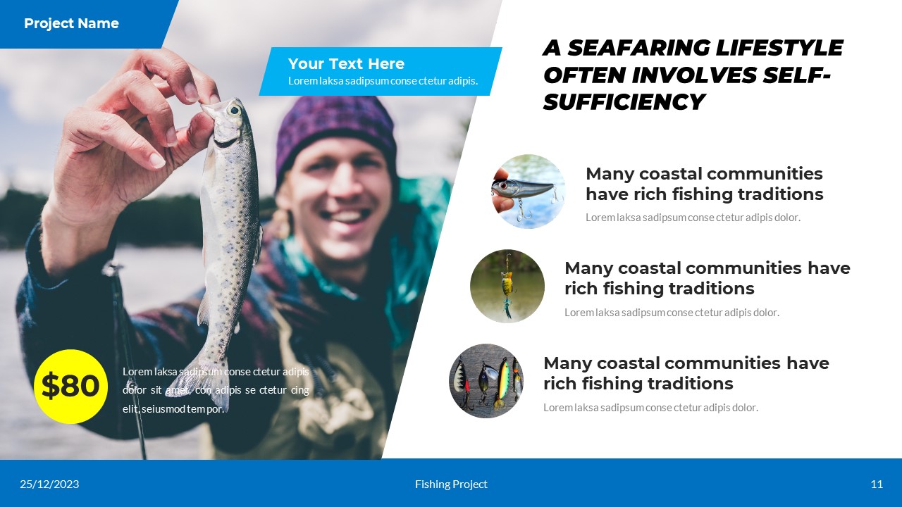 Fishing Community Team Activity Presentation Powerpoint Template ...