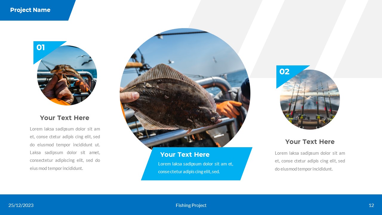 Fishing Community Team Activity Presentation Powerpoint Template ...