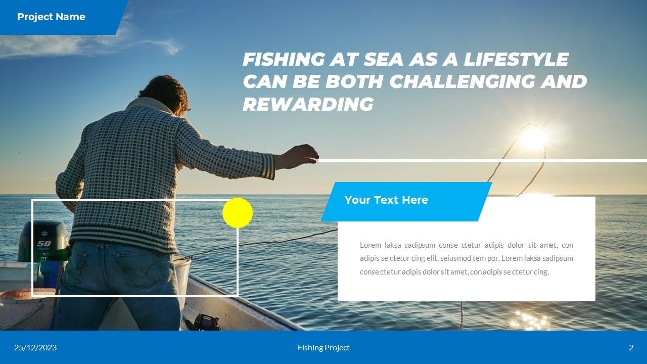 Fishing Community Team Activity Presentation Powerpoint Template ...