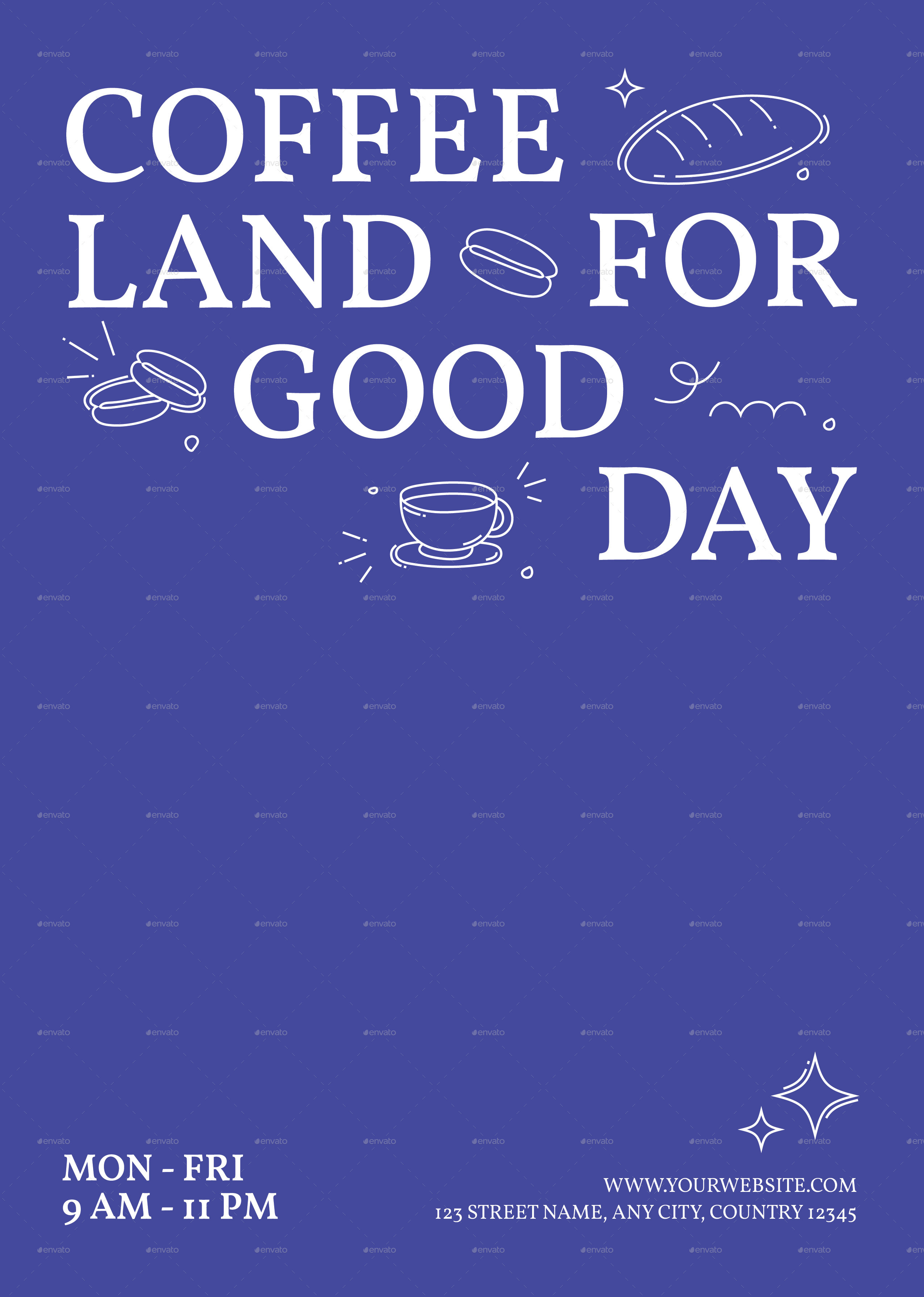 Simple Coffee Menu, Print Templates | GraphicRiver