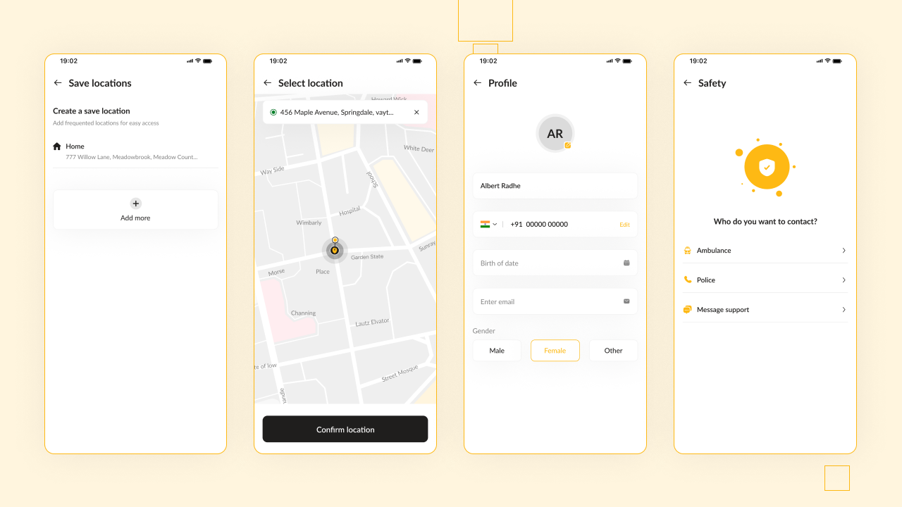 Prime Taxi Booking Flutter App UI Kit by thefuturelens | CodeCanyon
