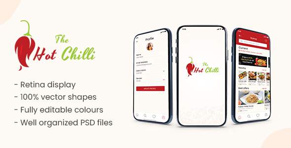 Hot Chilli App by ogwebsolutions | ThemeForest