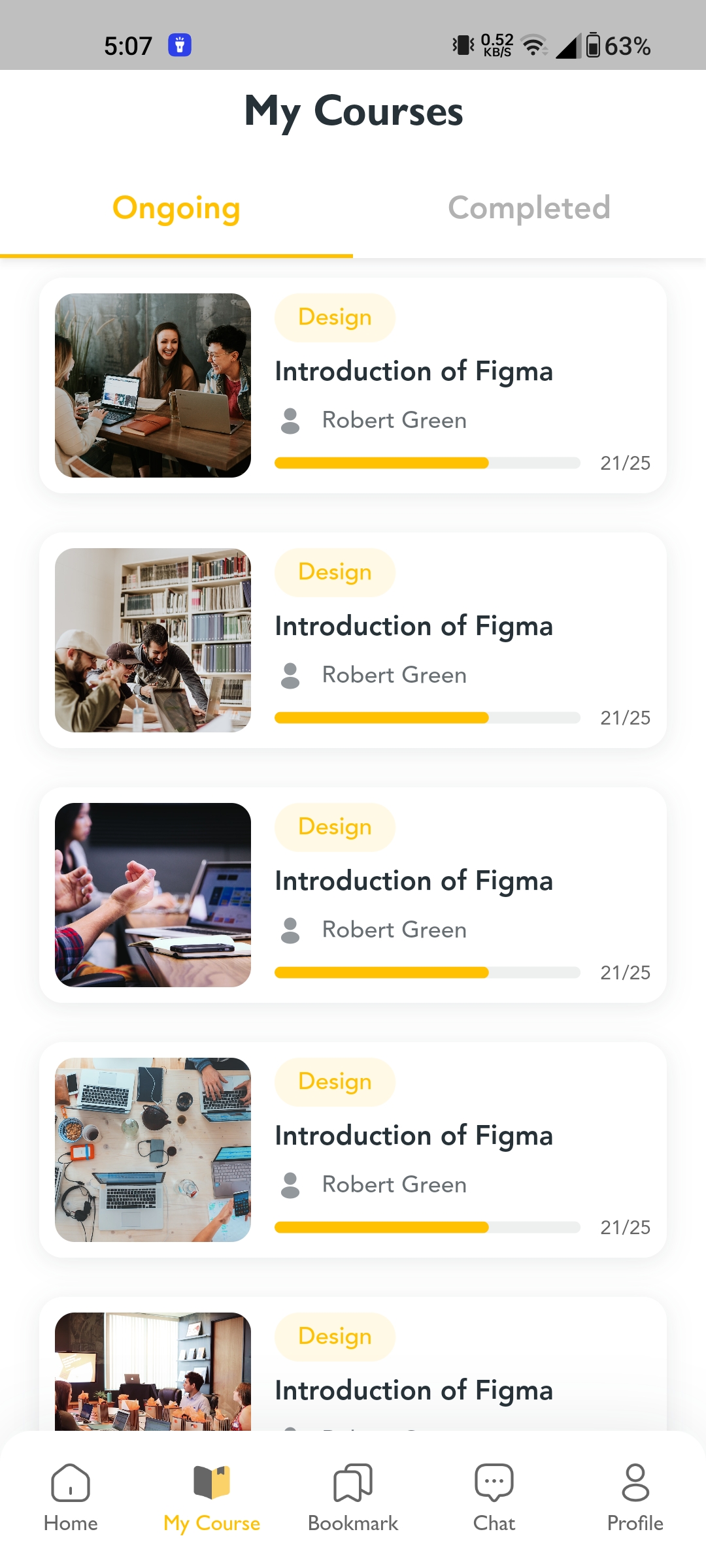 Online Learning App | E-Learning App | Flutter UI Kit by KTonixSolutions