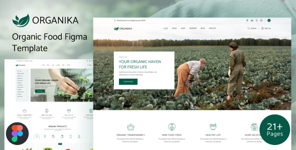 Organika - Figma Template by thememarch | ThemeForest