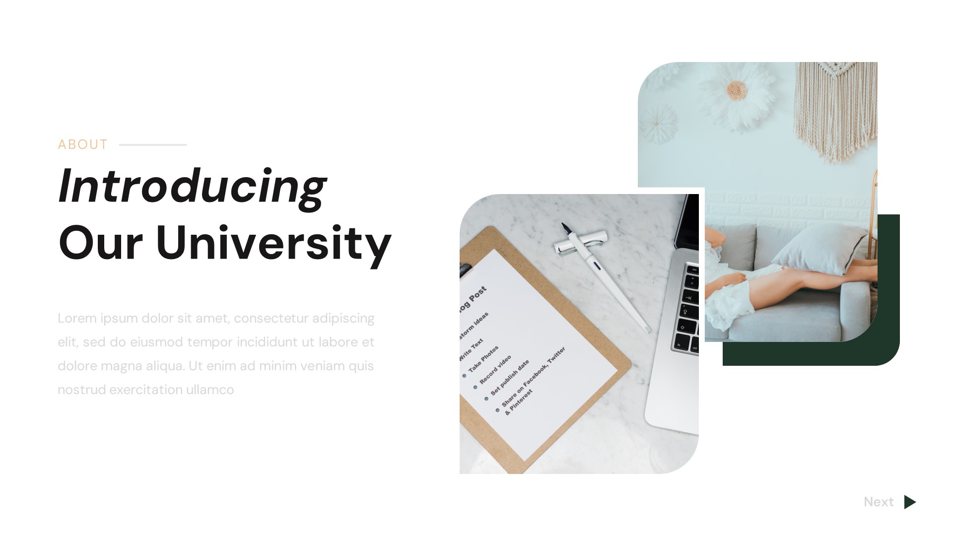 Uniseft – Education University Keynote Template, Presentation Templates
