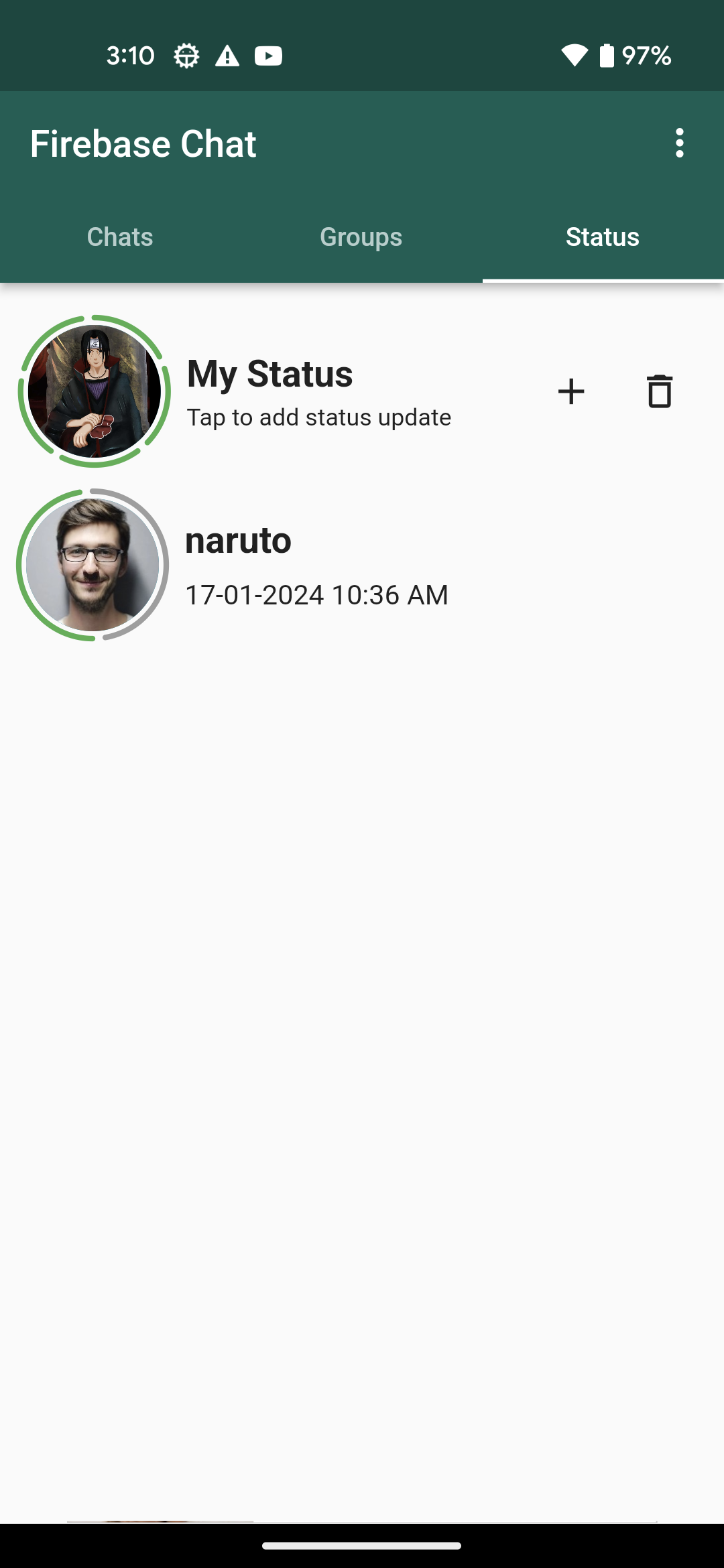 Flutter Chat App With Firebase Firestore Database by elsnertechnologies