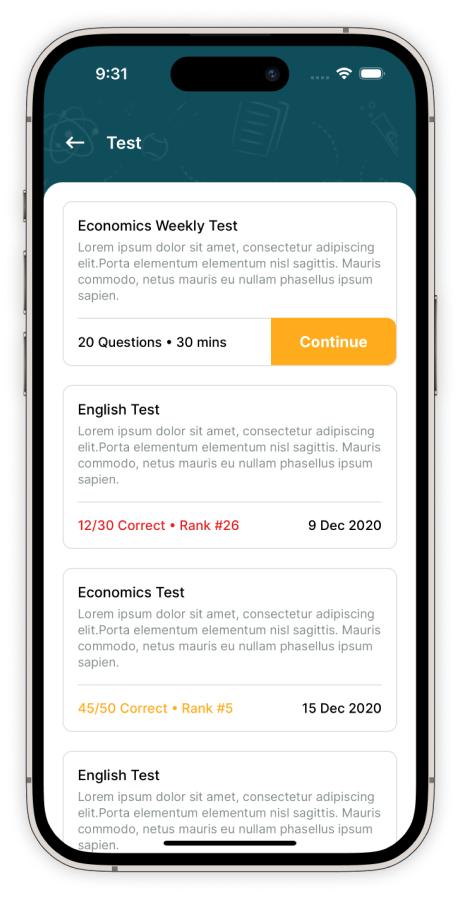 Online Class App Template | Coaching App | Online Exam eLearning App ...