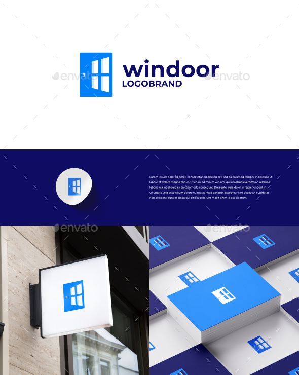 Window And Door Logo, Logo Templates | GraphicRiver