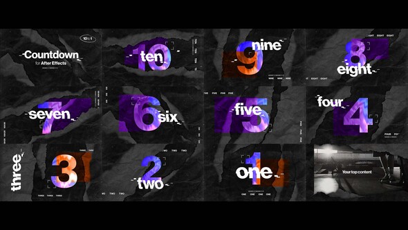 Top 10 Countdown Video Template, After Effects Project Files | VideoHive
