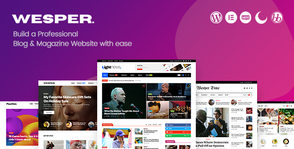 Wesper - WordPress Theme for Blogs & Magazines by jellywp | ThemeForest
