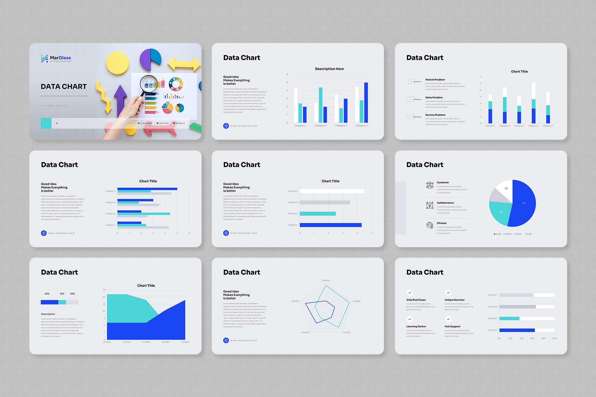 Business Plan-Deck Presentation PowerPoint Template, Presentation Templates