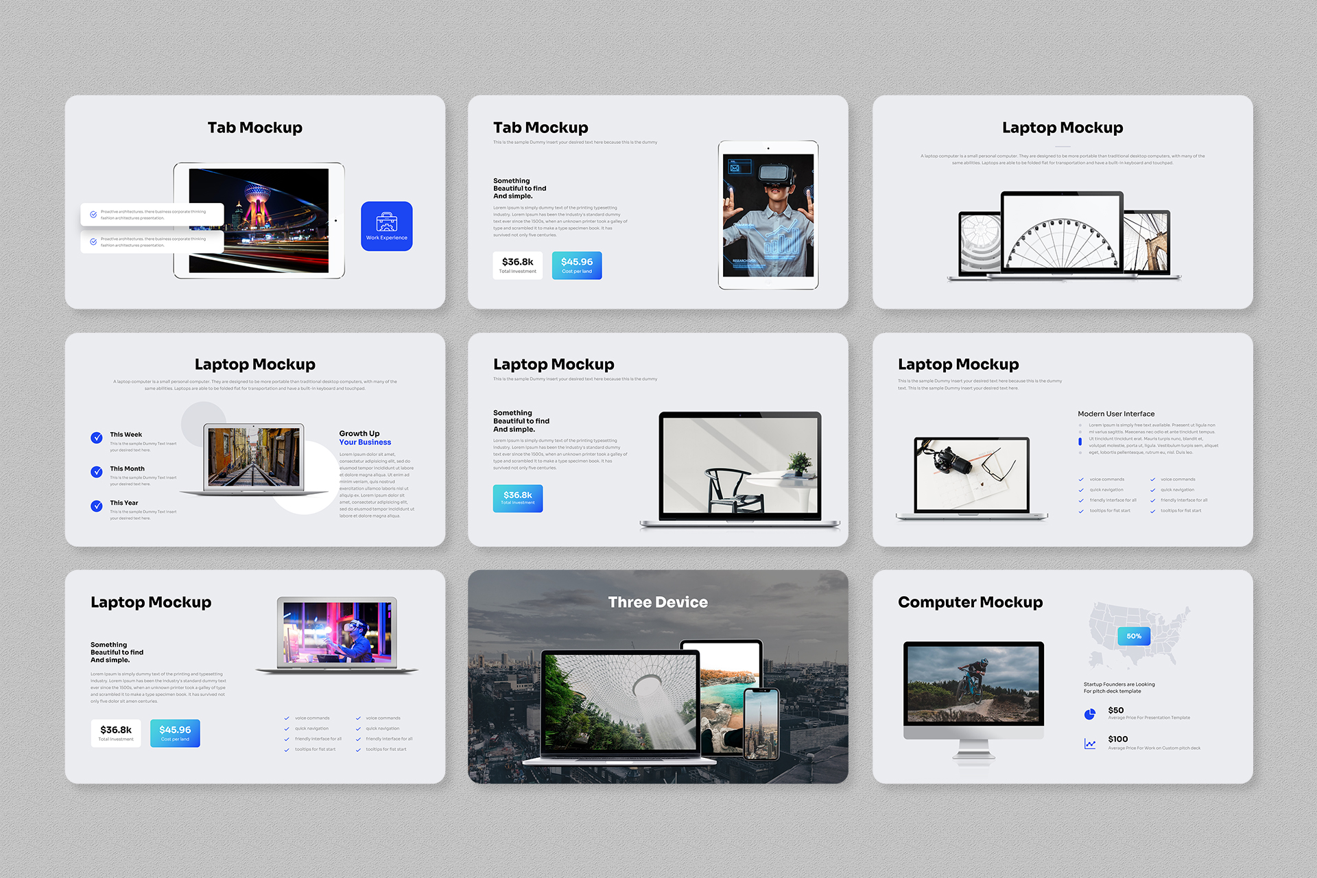 Business Plan-Deck Presentation PowerPoint Template, Presentation Templates