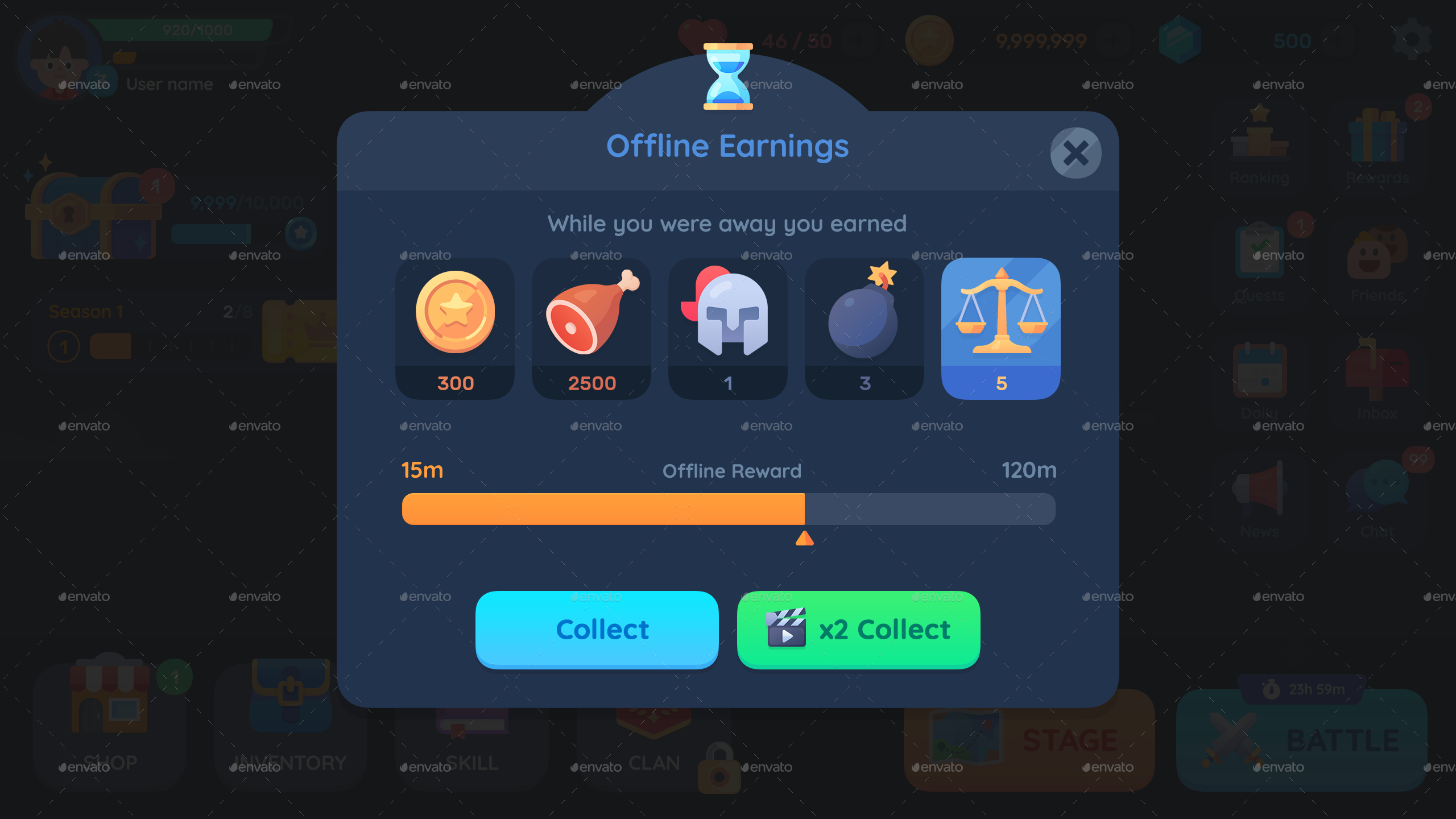 GUI Pro - Casual Game(Vol 2), Game Assets | GraphicRiver